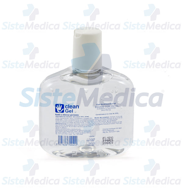 Gel anti bacterial Clean Gel NF – SisteMedica: Material y equipo médico ...