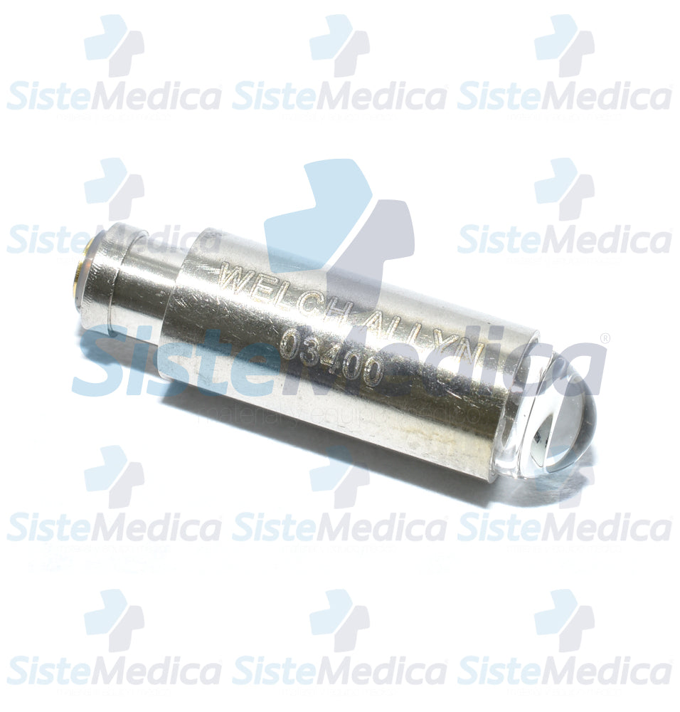 Foco Welch Allyn 03400 03400-u 2.5v – SisteMedica: Material y equipo ...